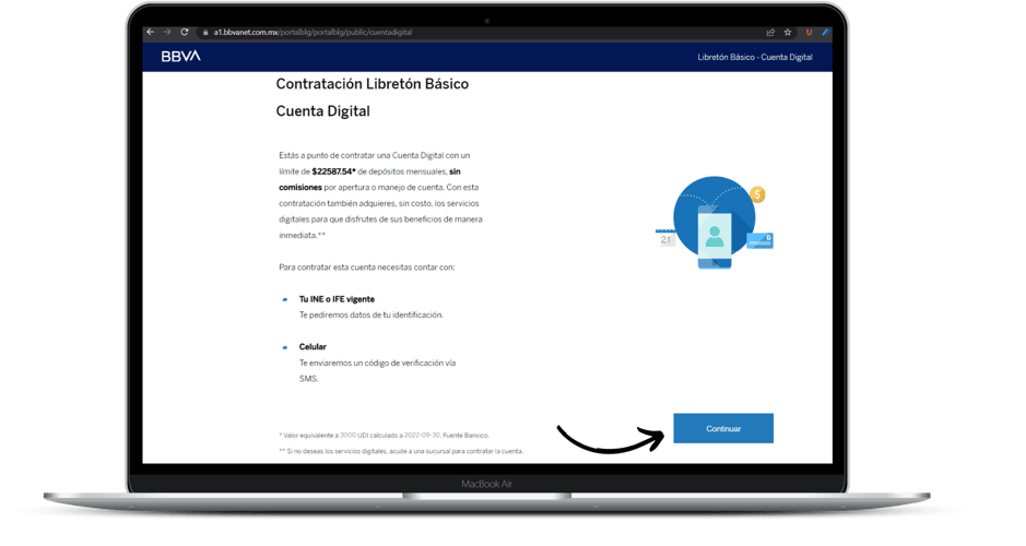 ¿Cómo solicitar tarjeta de débito BBVA en línea?
